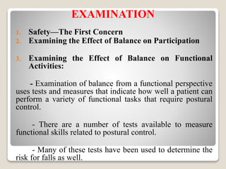 Assessment of balance | PPTX