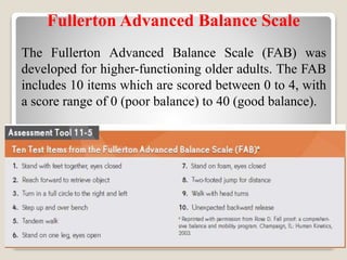 Assessment of balance | PPT