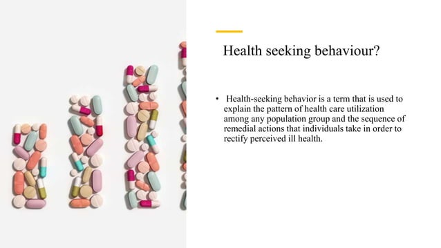 Assessment of barriers to good health and health seeking behaviour ...