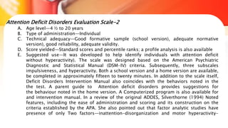 Assessment of behavior and emotional status | PPTX