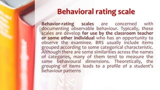 Assessment of behavior and emotional status | PPTX