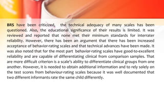 Assessment of behavior and emotional status | PPTX