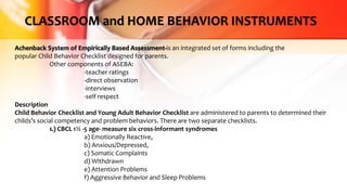 Assessment of behavior and emotional status | PPTX