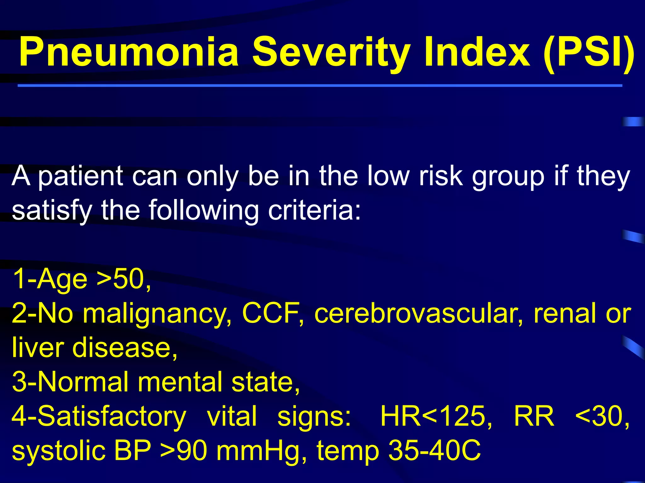 Assessment of CAP Severity by Pneumonia Scores | PDF