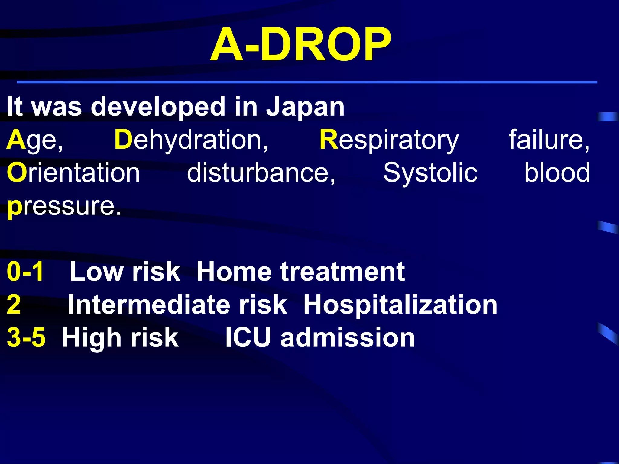 Assessment of CAP Severity by Pneumonia Scores | PDF