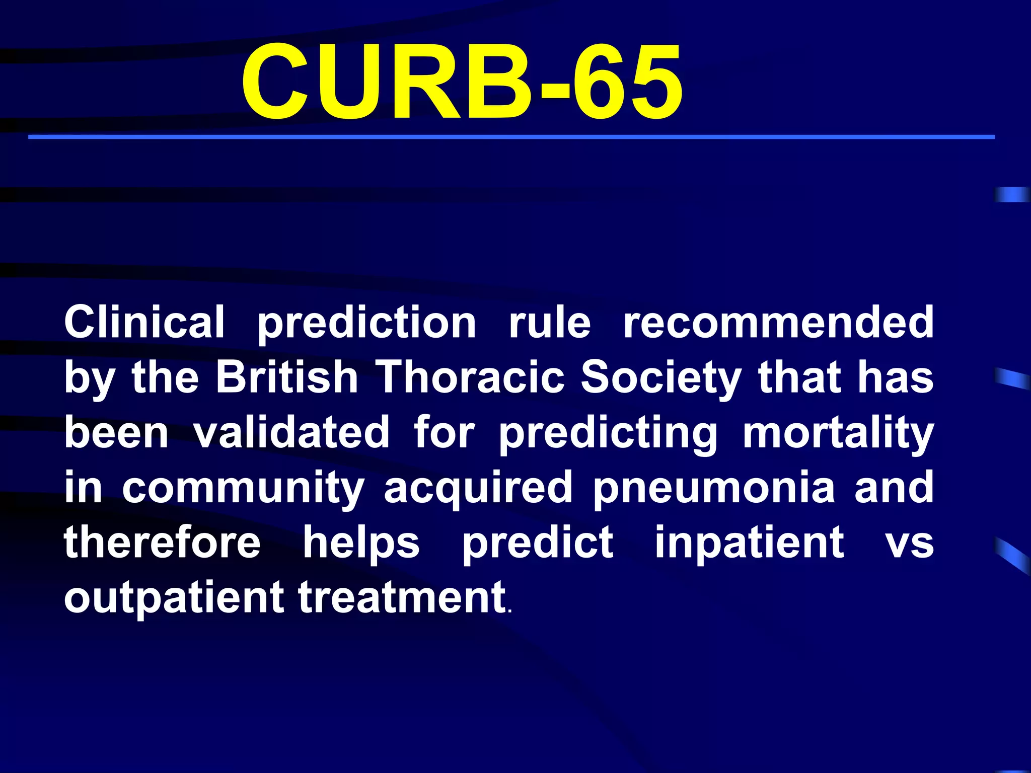 Assessment of CAP Severity by Pneumonia Scores | PDF
