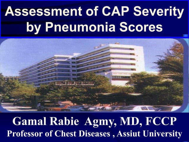Assessment of CAP Severity by Pneumonia Scores | PDF