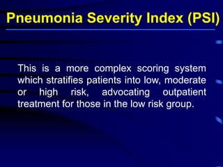 Assessment of CAP Severity by Pneumonia Scores | PDF