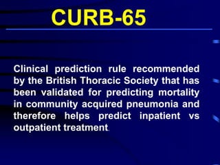 Assessment of CAP Severity by Pneumonia Scores | PDF