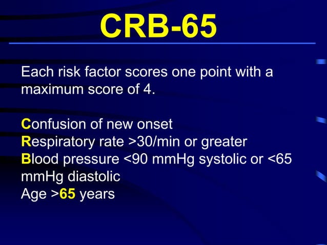 Assessment of CAP Severity by Pneumonia Scores | PDF