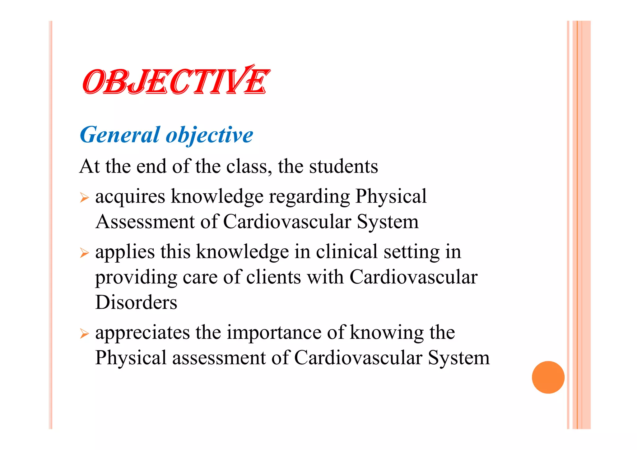 Assessment of cardiovascular system | PDF
