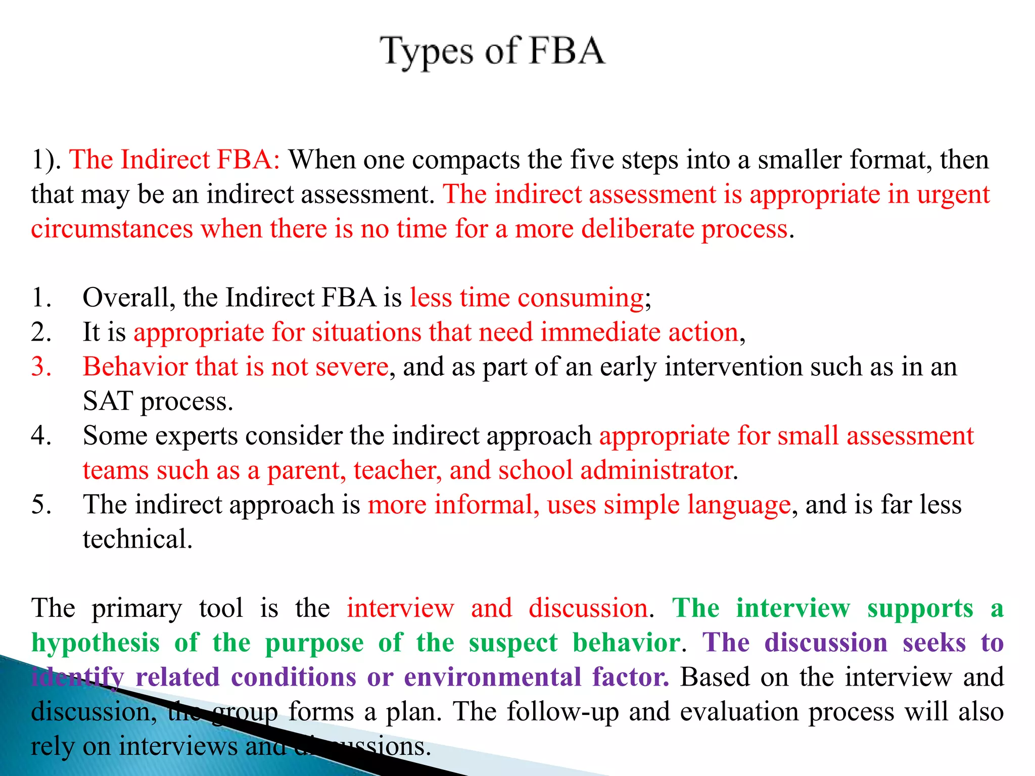 Assessment of challenging behaviour | PPTX
