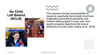 Assessment of Children with Special Needs | PPTX