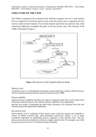 Assessment of cmm and its impact on software quality | PDF | Business ...