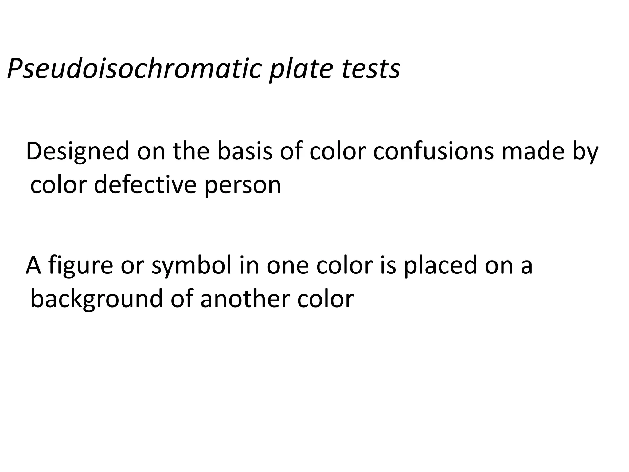Assessment of color vision | PPT