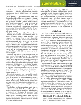 Assessment Of Communication And Interpersonal Skills Competencies | PDF