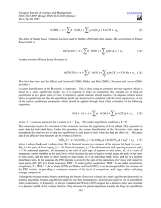 Assessment of competition in indian banking | PDF