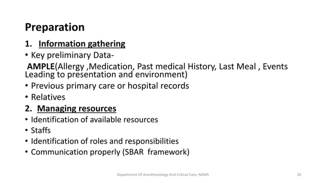 Assessment of critically ill patients | PPTX