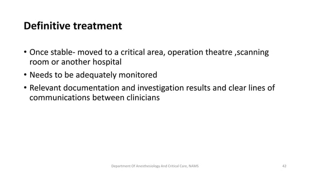 Assessment of critically ill patients | PPTX