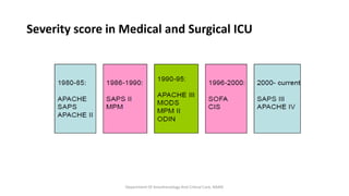 Assessment of critically ill patients | PPTX