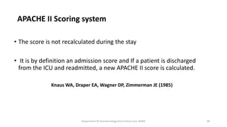 Assessment of critically ill patients | PPTX