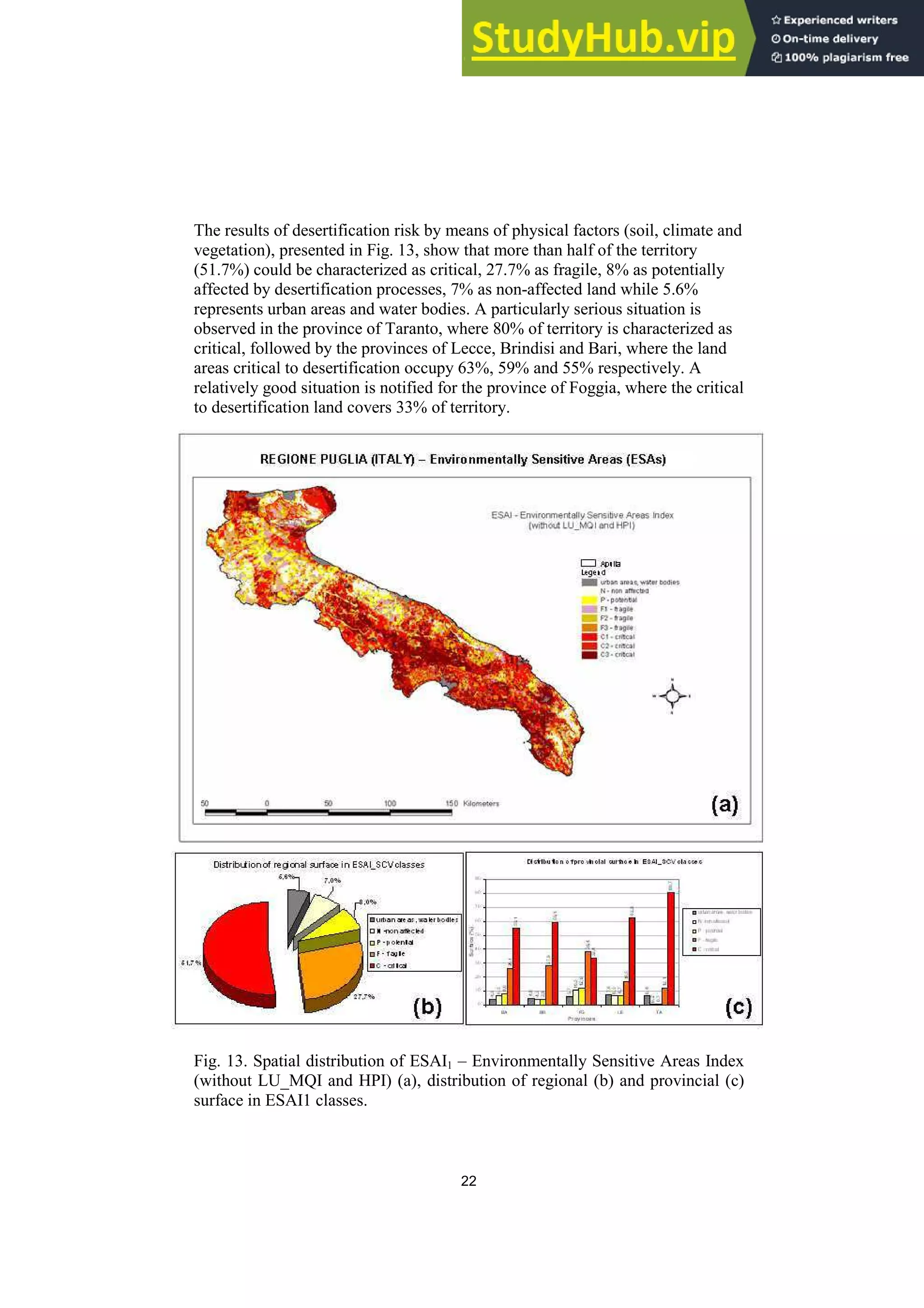 Assessment Of Desertification In Semi-Arid Mediterranean Environments ...