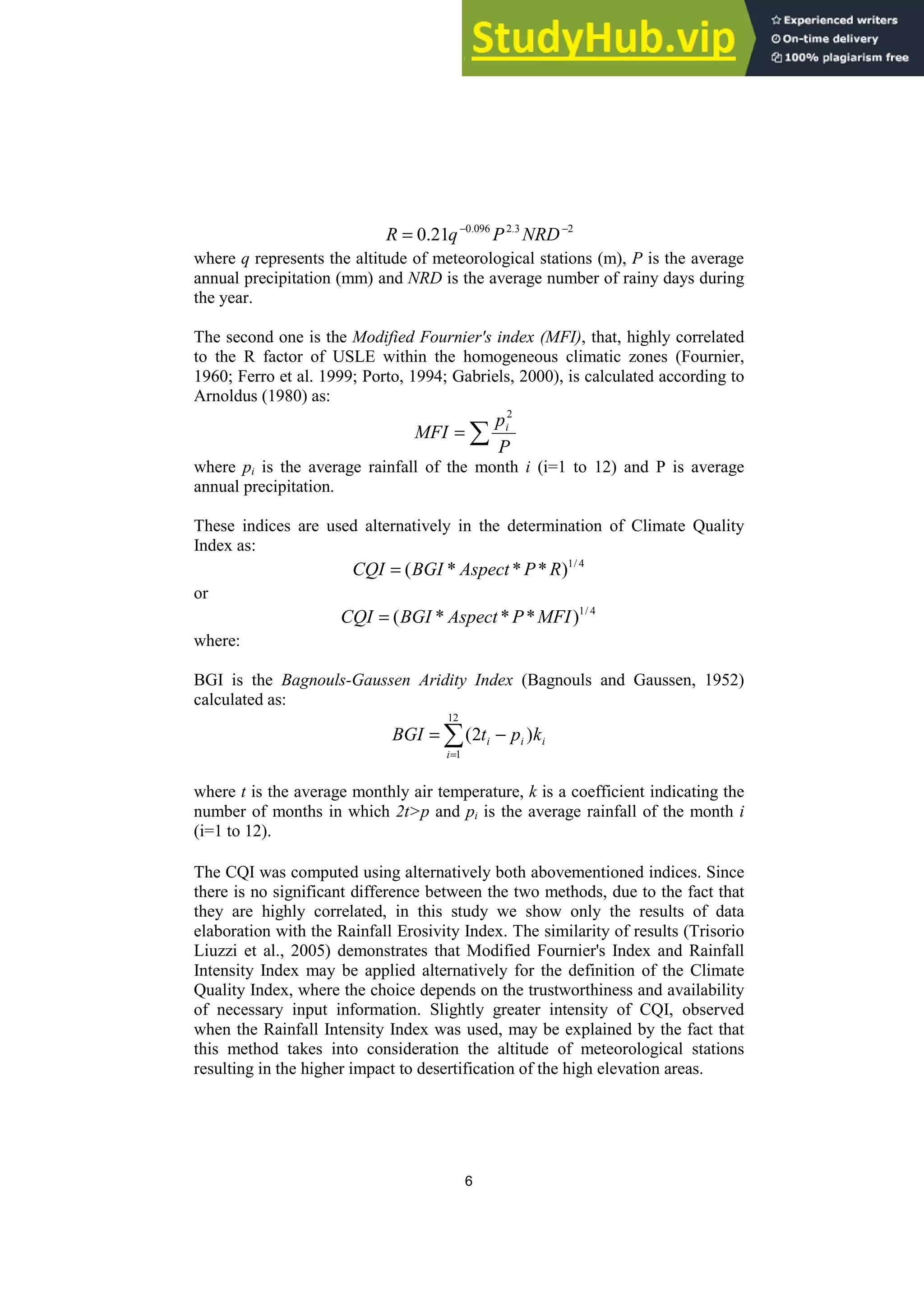 Assessment Of Desertification In Semi-Arid Mediterranean Environments ...
