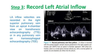 Assessment of diastolic function by echo | PPTX