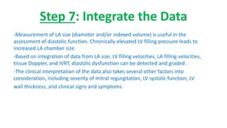 Assessment of diastolic function by echo | PPTX