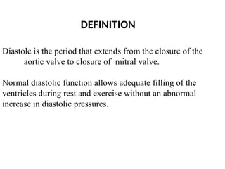ASSESSMENT OF DIASTOLIC FUNCTION. .pptx