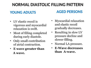 ASSESSMENT OF DIASTOLIC FUNCTION. .pptx | Heart and Cardiovascular ...