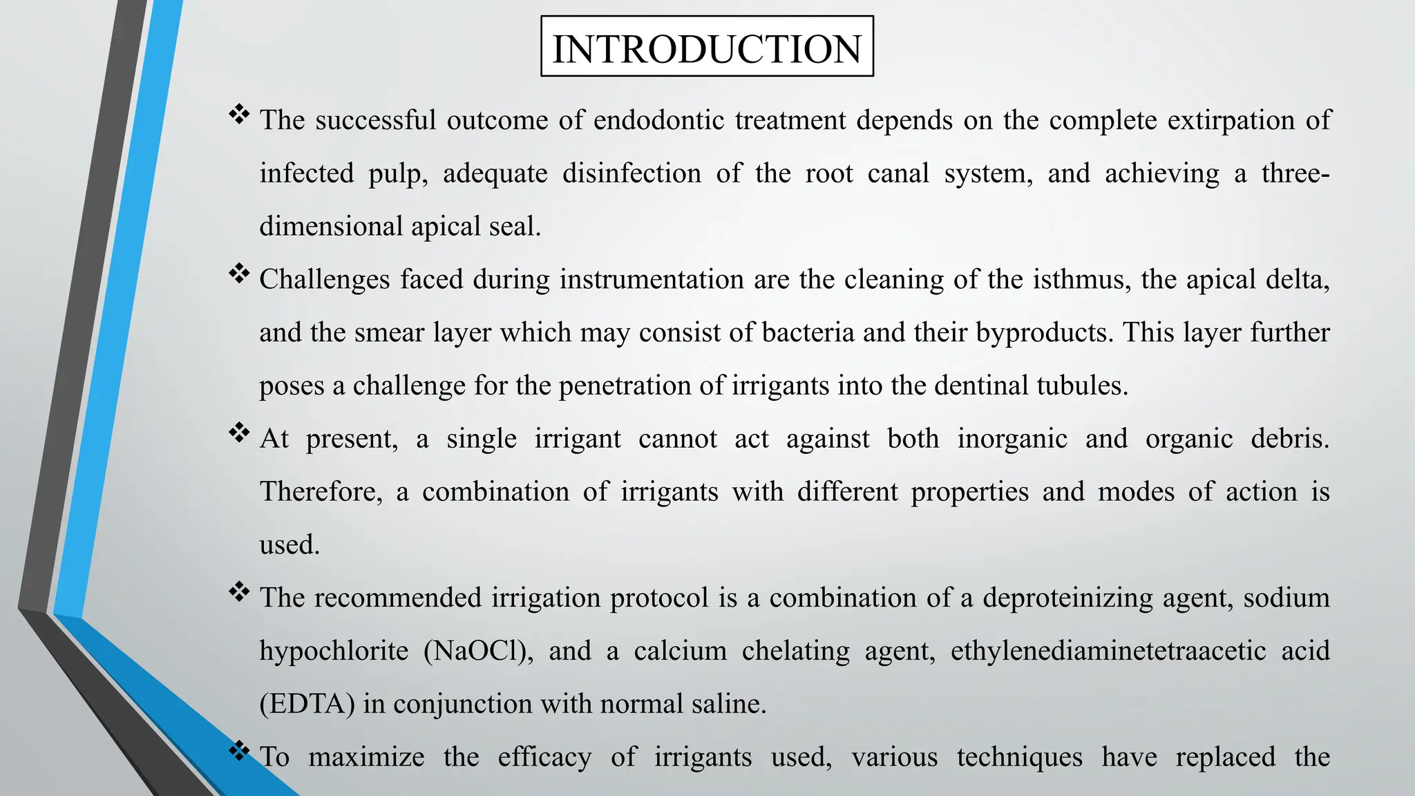 Assessment of different irrigation techniques on the penetration.pptx