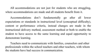 Assessment of diverse, learners,exemption, concessions, adaptation ...