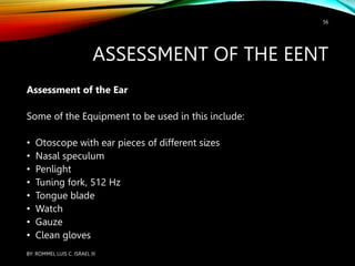 Assessment of ear, Eye, Nose, and-Throat.pptx