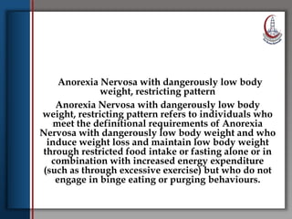 Assessment of Eating disorders EDE-Q pptx | PPTX