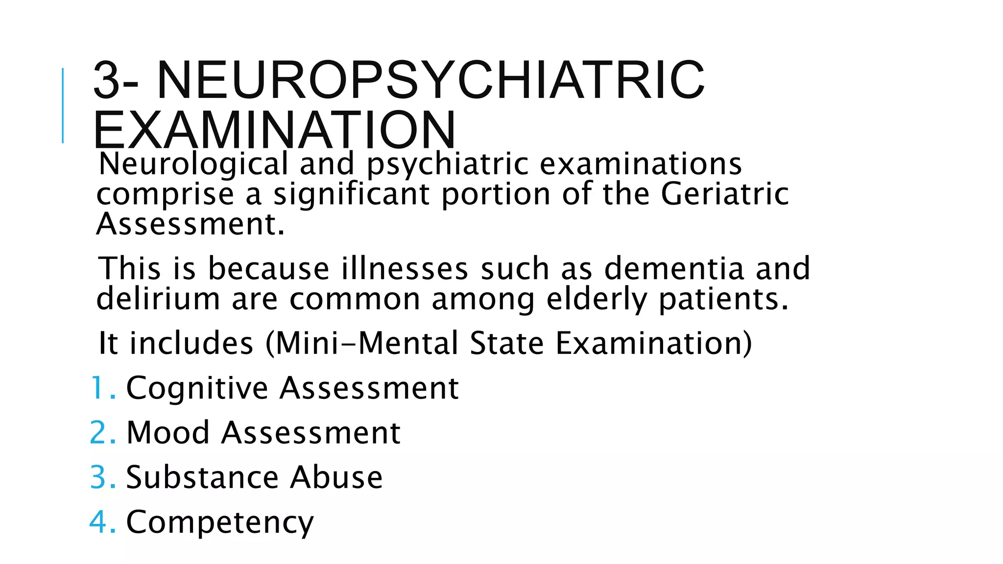 Geriatric Assessment , Assessment of Elderly | PPTX