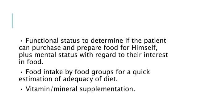 Geriatric Assessment , Assessment of Elderly | PPTX