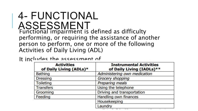 Geriatric Assessment , Assessment of Elderly | PPTX