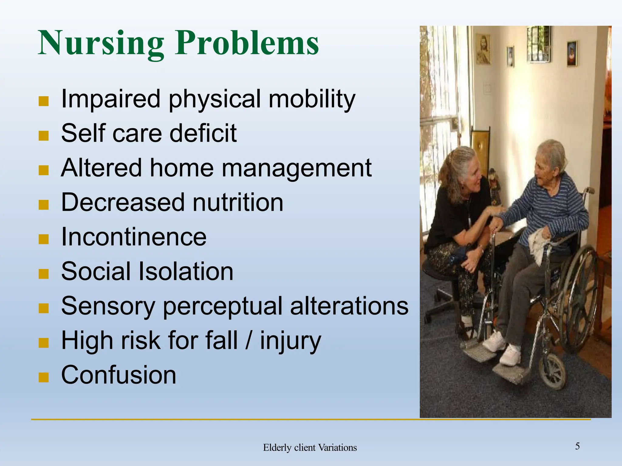 Assessment of Elderly Patient/ Geriatric | PPT