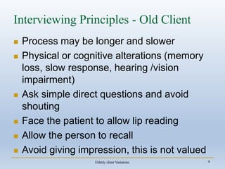 Assessment of Elderly Patient/ Geriatric | PPTX