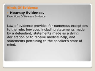 Assessment of evidence | PPTX