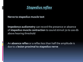 Assessment of facial nerve function | PPTX | Ear, Nose and Throat ...