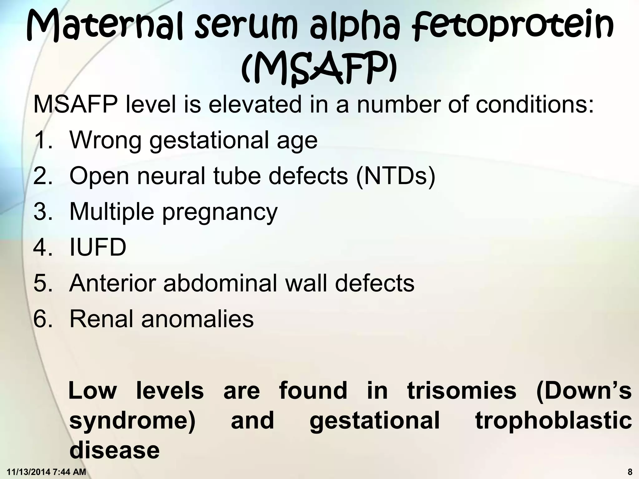 Assessment of fetal wellbeing | PPTX