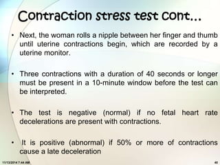 Assessment of fetal wellbeing | PPTX