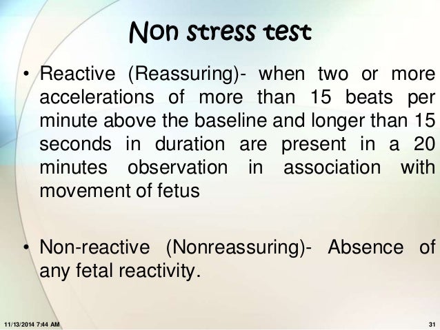 Assessment of fetal wellbeing