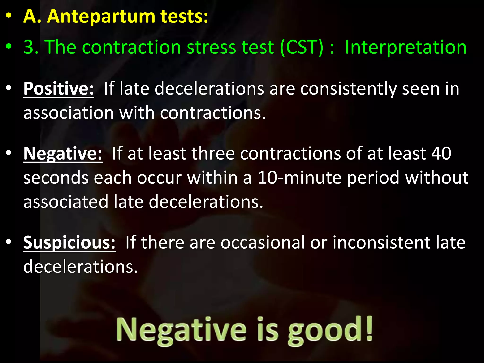 Assessment of Fetal Well being - Dr Padmesh - Neonatology | PPTX