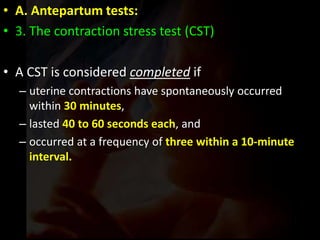 Assessment of Fetal Well being - Dr Padmesh - Neonatology | PPTX