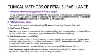 ASSESSMENT OF FETAL WELL BEING in obstetric bms.pptx | Pregnancy ...