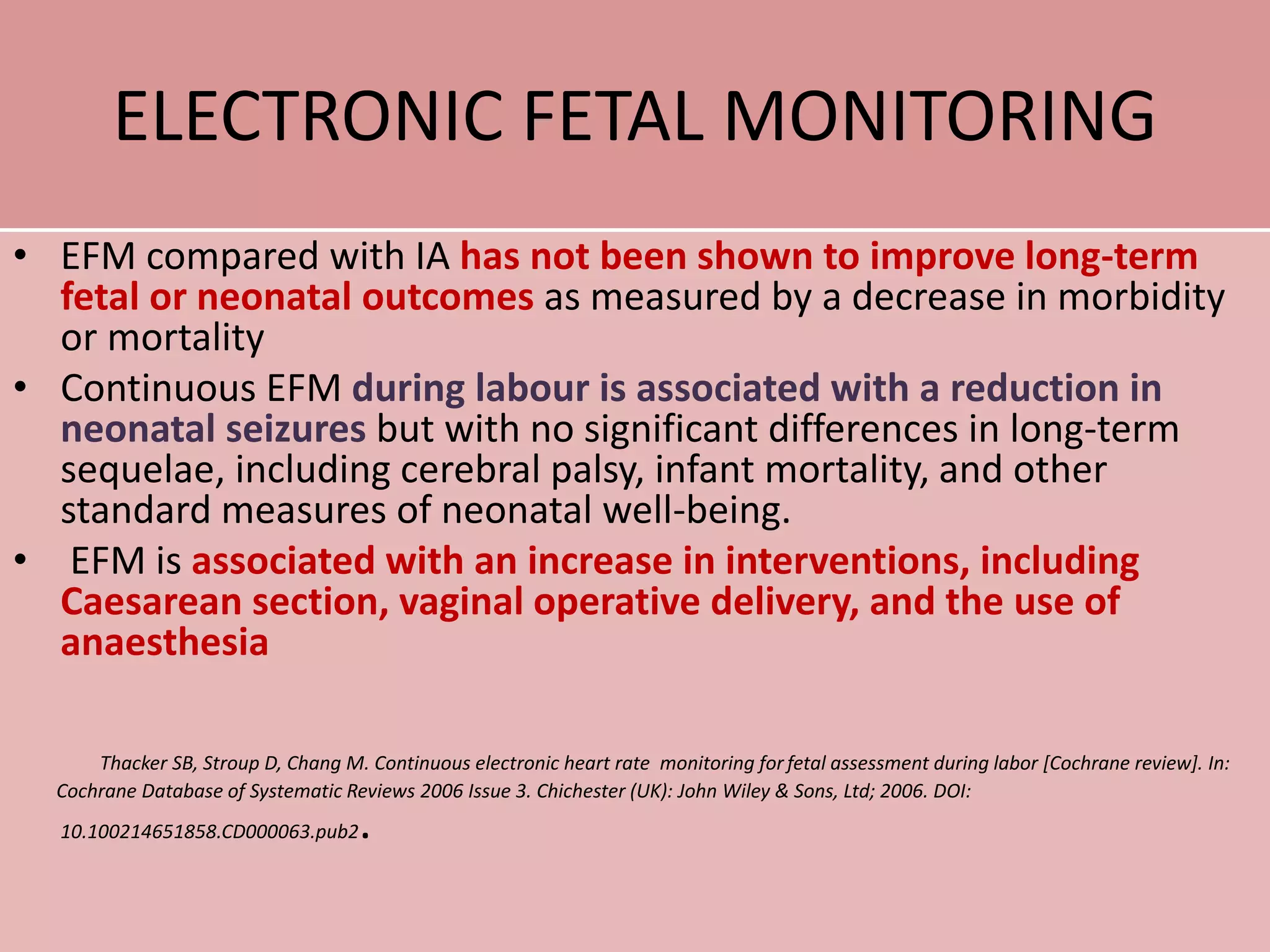 Assessment of fetal wellbeing in pregnancy and labour | PPTX