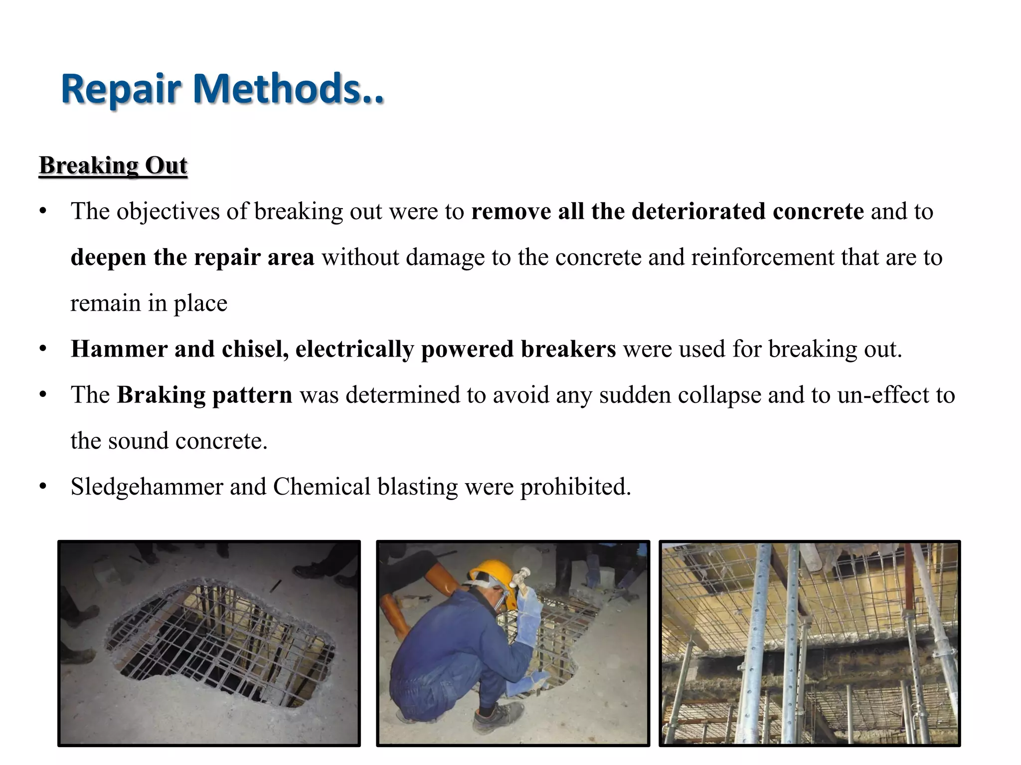 Assessment of fire damage and structural rectification process. | PDF